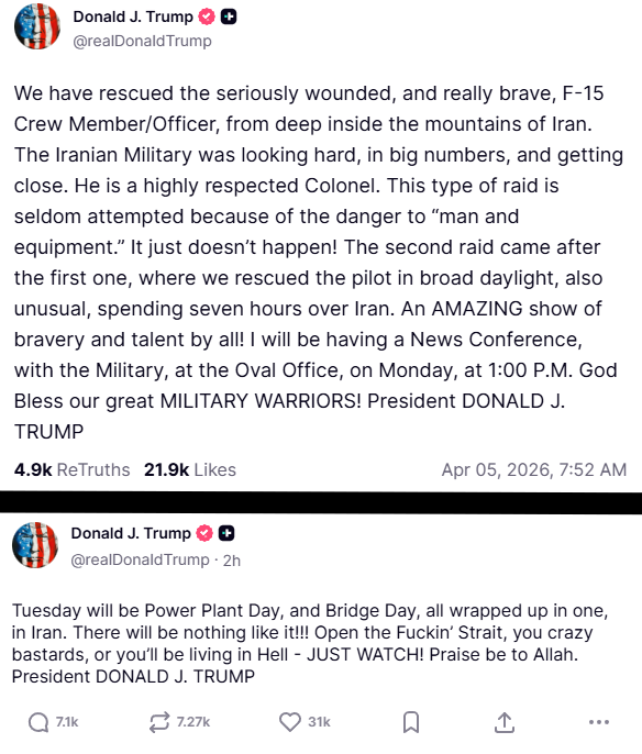 What we know so far about rescue of US airman in Iran … and Trump’s ...